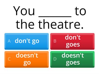 Klasa 6 English Present simple - Teaching resources