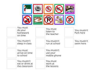 Must mustnt - Teaching resources