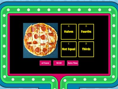 Thirds fourths halves - Teaching resources