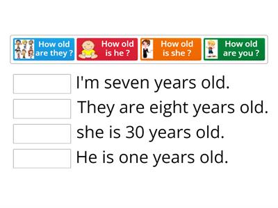 How old are you - Teaching resources