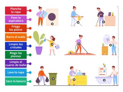 Las tareas domésticas - Teaching resources