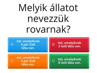 Környezetismeret 3 osztály rovarok - Tananyagok