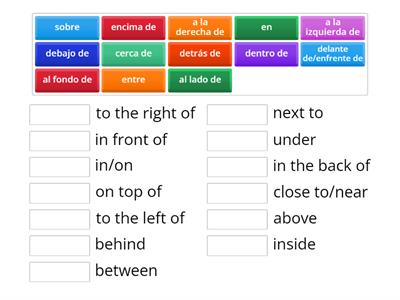 Preposiciones - Teaching resources