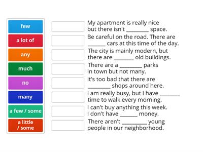 Quantifiers - Teaching resources