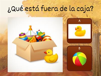 Arriba abajo dentro fuera - Recursos didácticos