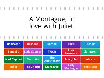 Romeo and juliet game - Teaching resources