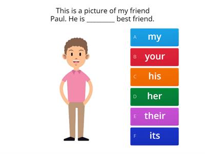 Adjectives Possessive - Teaching resources