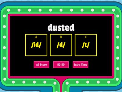 Ed pronunciation - Teaching resources