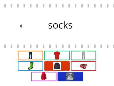 Clothes Wordwall - Навчальні ресурси