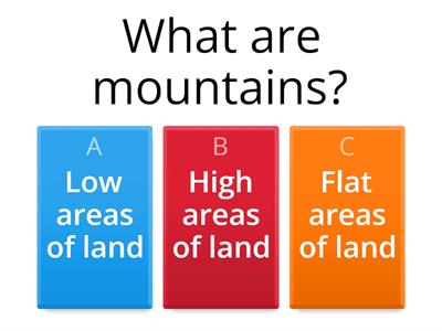 Mountains - Teaching resources