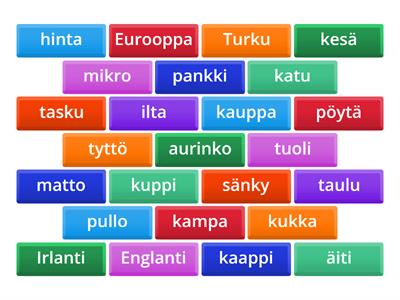 Genetiivi - Учебные ресурсы