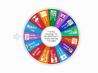 Morning afternoon evening night - Teaching resources