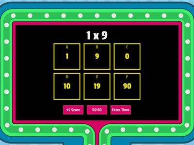 Tabla inmultiri cu 9 - Resurse didactice