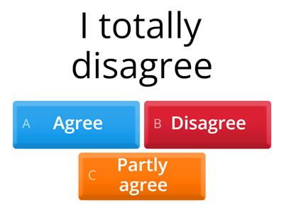 Agree disagree - Teaching resources