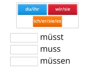 Modalverben müssen und dürfen - Teaching resources
