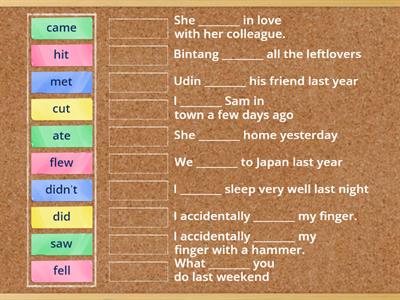 Simple past tense - Teaching resources