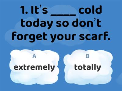 Intensifiers - Recursos didácticos