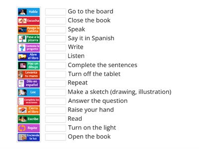 Mandatos de la clasede la clase - Teaching resources