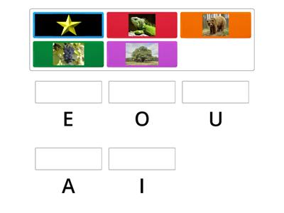 Sonido inicial las vocales - Recursos didácticos