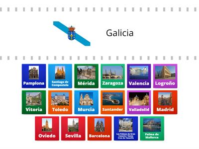 Comunidades y capitales de españa - Recursos didácticos