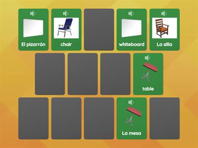 Objetos del salón - Recursos didácticos