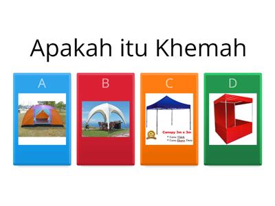 Pemasangan khemah - Sumber pengajaran