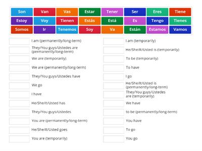 Spanish Irregular verbs questions - Teaching resources