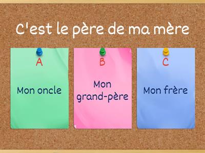 Famille wordwall - Recursos didácticos