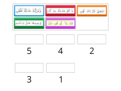 Surah al masad - موارد تعليمية