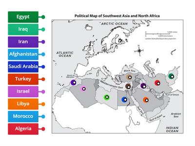 Sw asia and north africa - Teaching resources