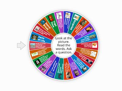 Conversation wheel - Teaching resources