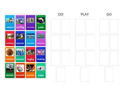 Do go play sports - Teaching resources