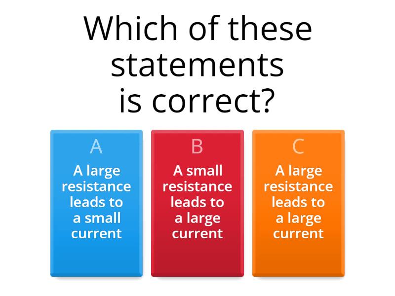Resistance - Quiz