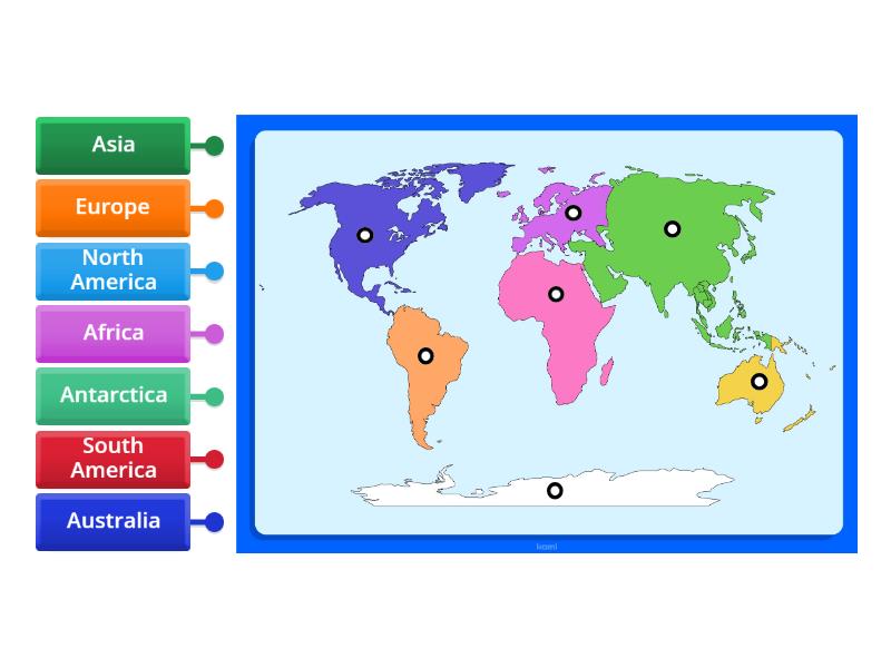 Label the Map - Labelled diagram