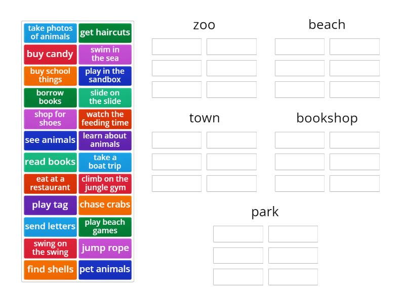 UNIT 16. LESSON 1 - Group sort