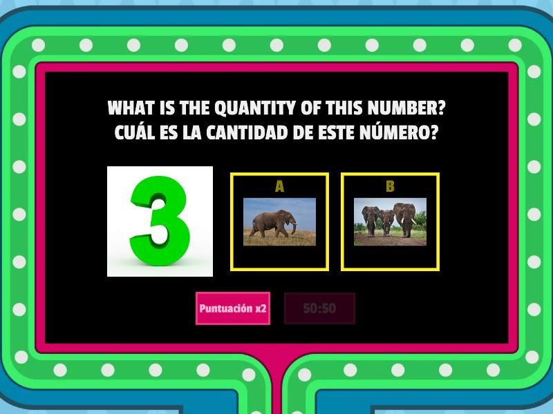 NUMBER/ QUANTITY QUIZ - Game show de TV
