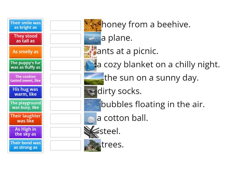 Complete the Simile! - Match up