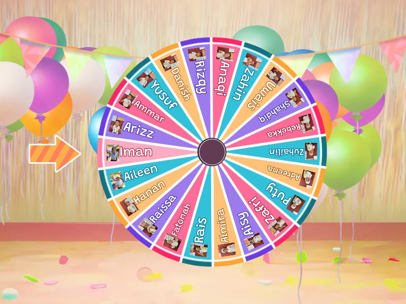 RODA GILIRAN - Spin the wheel