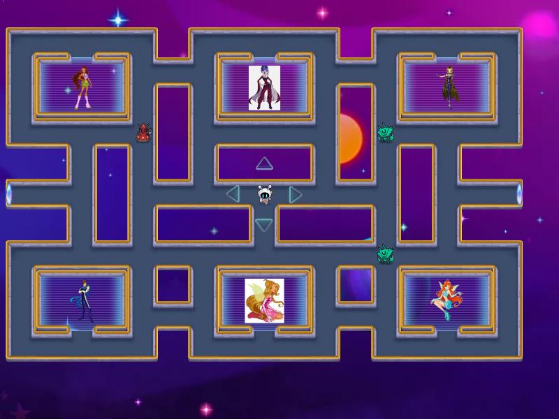 Winx {trabalho de Ti} - Maze chase