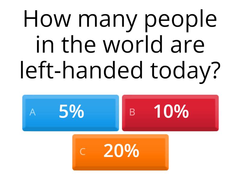 Why are some people left-handed? 2 - Quiz