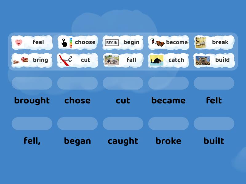 irregular verbs Cambridge - Match up