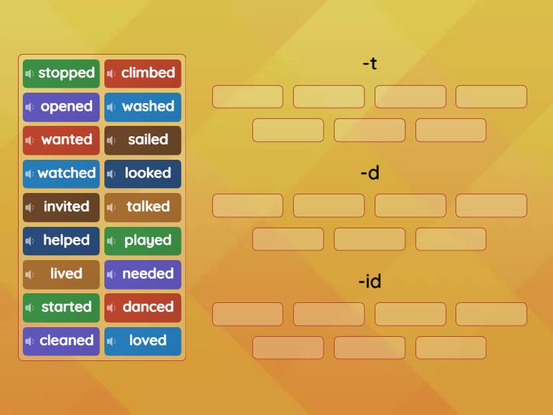 Kids box 4 unit 4 ed ending - Group sort