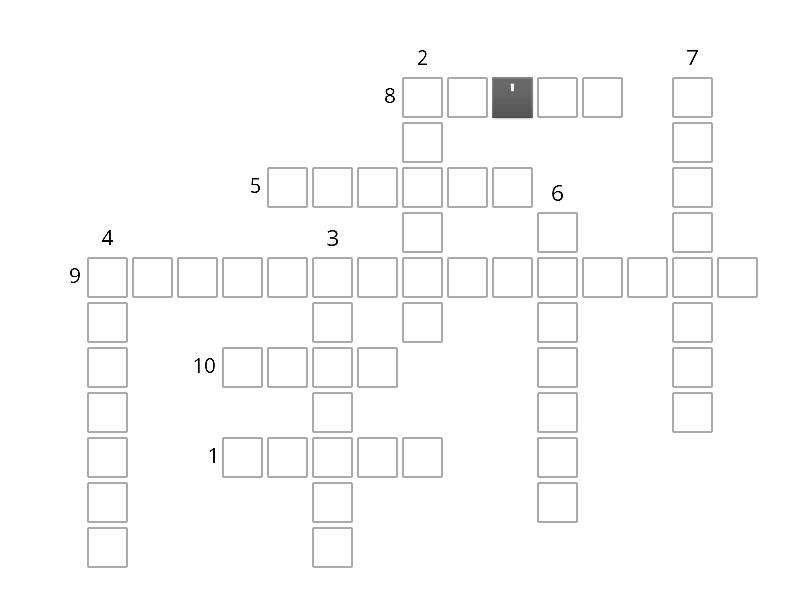 Chinese Greetings Puzzle - Crossword