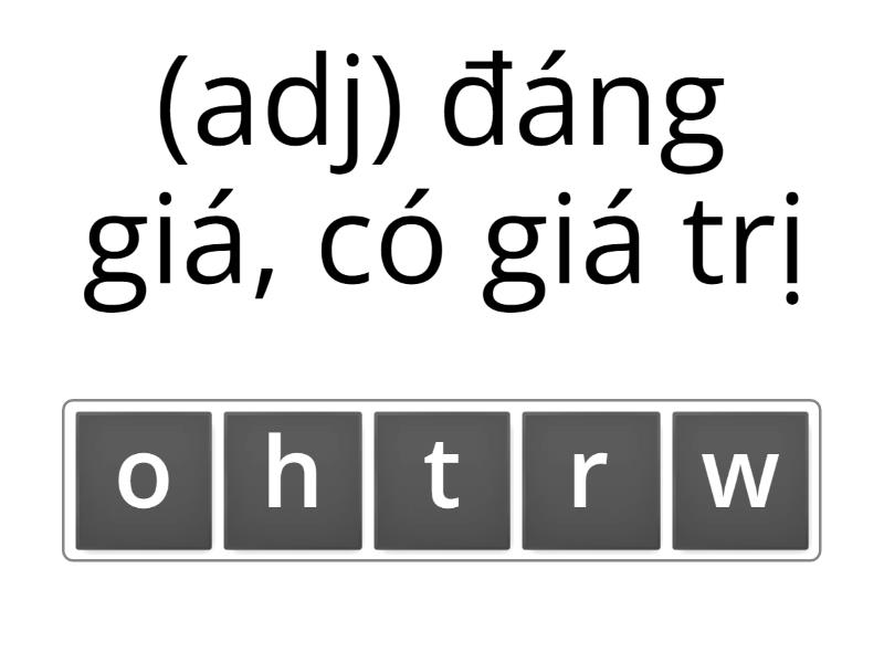 SOLUTION PRE - INTERMEDIATE 7A - Anagram