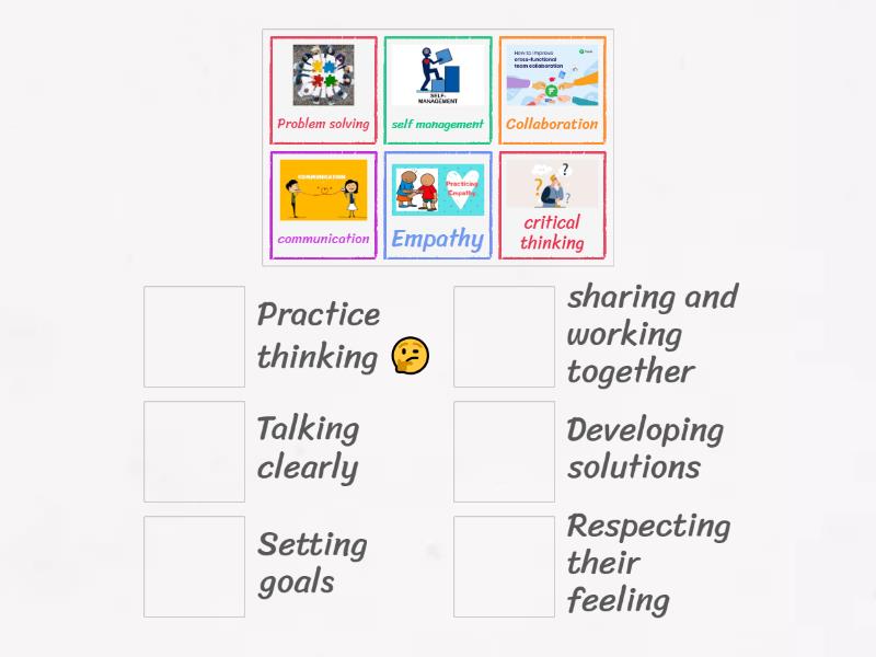 Life skills - Match up