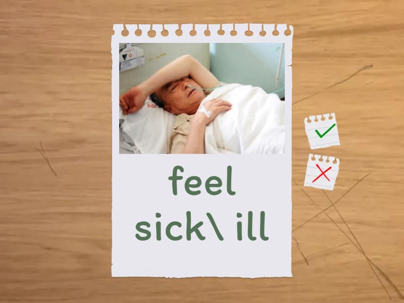 Illness - Flash cards