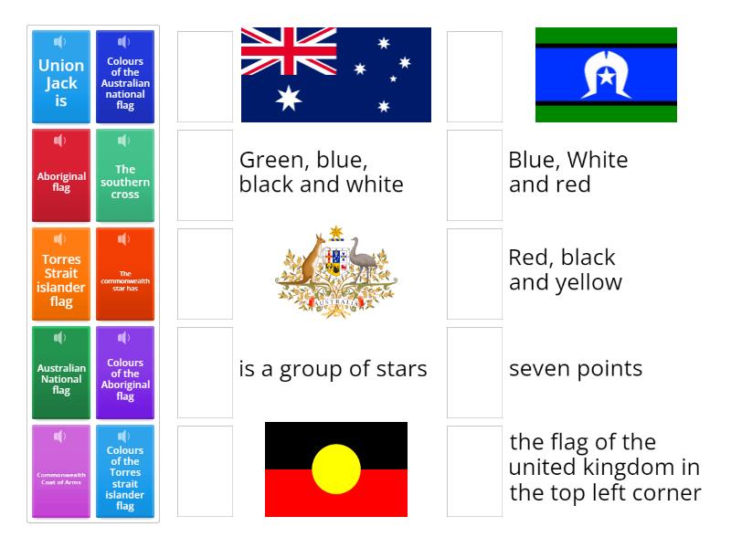 Australia's Flags - Match up