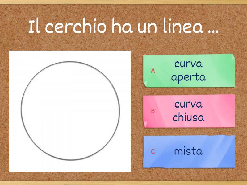 GIOCHIAMO CON LE LINEE - Quiz