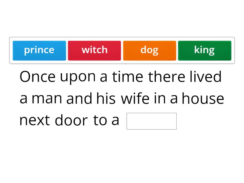 Rapunzel Gap fill - Complete the sentence