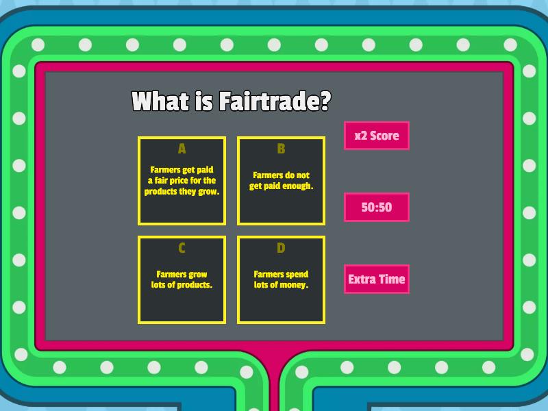 Fairtrade - Gameshow quiz